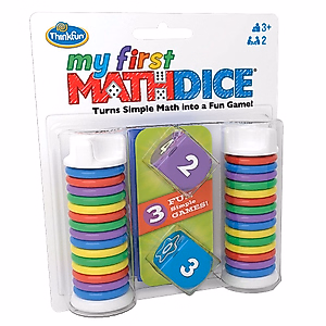 ThinkFun My First Math Dice - Engaging Counting Game for Kids | Enhances Math & Number Skills | Fun Learning Activity for Ages 3+