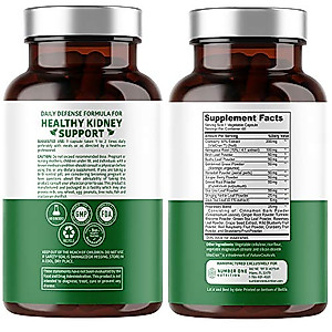 N1N Premium Kidney Cleanse [21 Potent Herbs] for Urinary Tract & Bladder Control, Natural Kidney Support with Cranberry Extract, Astragalus and Uva Ursi Leaf, 60 Veg Caps
