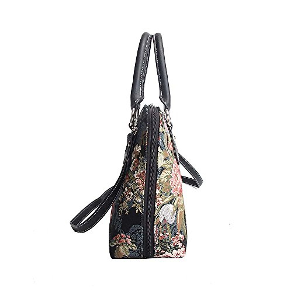 Signare Tapestry Hand & Shoulder Bag for Women |Fashionable Cross Body bag Purses for Woman |Satchel Bag for Women Girls Teen Floral Design|CONV-PEO