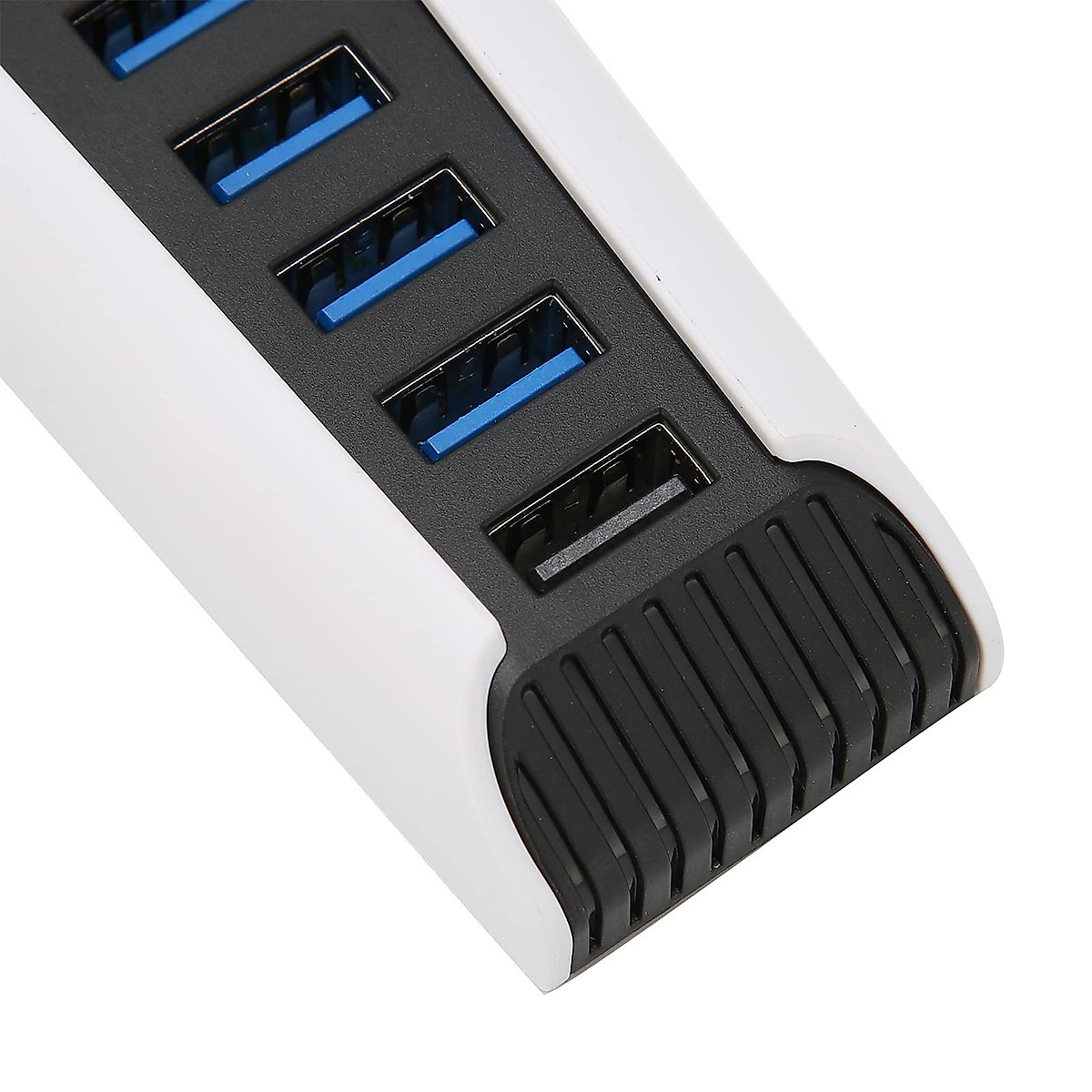 5 in 1 USB Hub High‑Speed Expansion Adapter with USB3.0 Type‑C Ports for Console,with Stable ,1 x USB + 1 x Type‑C (Male) to 5 x USB + 1 x Type‑C (Female)