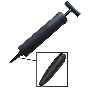 AppleRound Ball Pump Kit, Hand Air Pump with Flexible Extension Hose, Needle Nose Nozzles and Tapered Nozzles for Basketball, Football, Volleyball, Ballon, Soccer and Other Sports Ball, Pack of 3