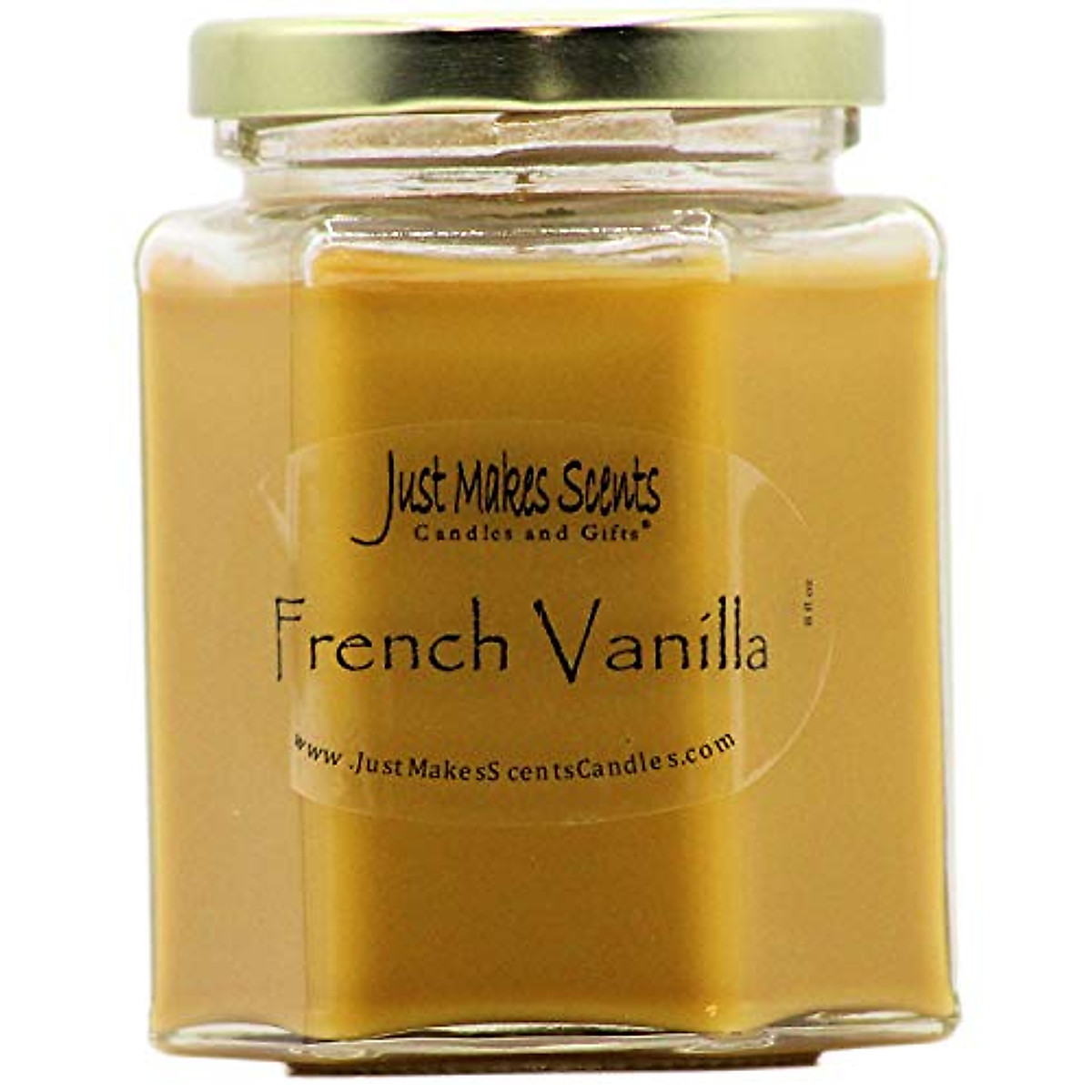 French Vanilla Scented Blended Soy Candle by Just Makes Scents