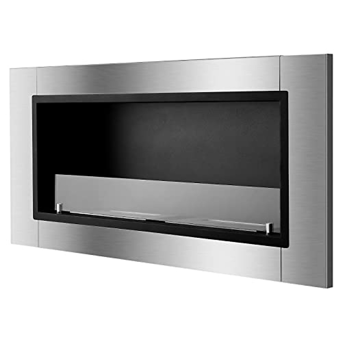 Recessed Wall Ventless Bio Ethanol Fireplace - Lata | Ignis