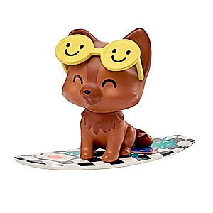 Barbie Extra Doll & Accessories with Crimped Lavendar Hair & Brown Eyes, 15 Toy Pieces Include Pet Puppy