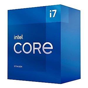 Intel® Core™ i7-11700 Desktop Processor 8 Cores up to 4.9 GHz LGA1200 (Intel® 500 Series & Select 400 Series Chipset) 65W