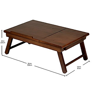 Winsome Alden Bed Tray, Walnut