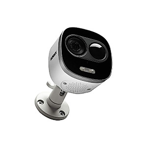 Lorex Weatherproof Indoor/Outdoor 4K Ultra HD Active Deterrence Security Camera, HD Camera w/Long Range Color Night Vision, 2- Way Talk, Motion Activated Lights, and Remote-Triggered Sirens