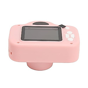 Rechargeable Camera, Single Lens Video Digital Camera 2 Inch IPS Screen Multiple Filters for Birthday Gift (Pink)