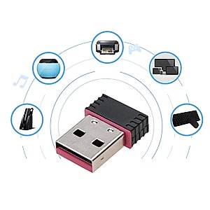 USB Network Card USB2.0 High Speed 300Mbps Adapter Transmitter Receiver, Support WEP 64/128, WPA, WPA2 and Multiple BSSIDs, for Vista/XP / 2000/7, for Linux
