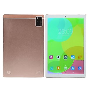 Zopsc 10.1in Talkable Smart Tablet for Android5.1 Support 2.4 5G WiFi 1 16GB 1280 * 800 0.3 2MP MT6592 Octa Core 3000mAh 100 240V Gold