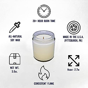 3.5oz. Personalized Christmas Photo Candle