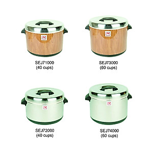 Thunder Group SEJ74000 60-Cup Stainless Steel Insulated Sushi Pot