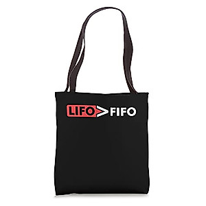 LIFO > FIFO Accountant Controller CPA Bookkeeper Funny Cute Tote Bag