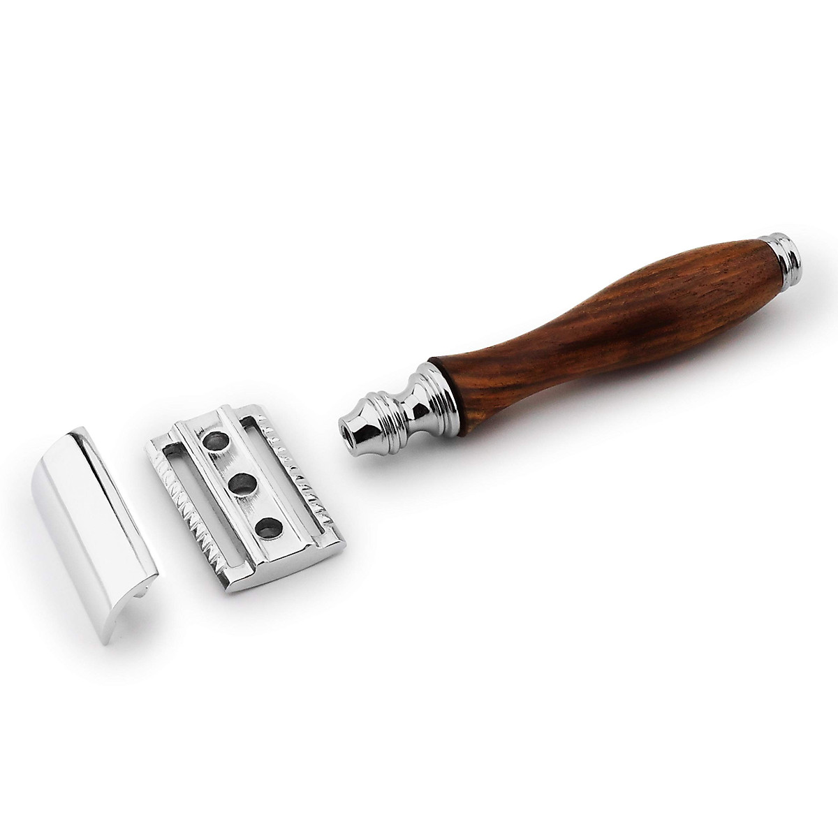 Haryali Double Edge Safety Razor- Wooden Razor that uses Disposable Safety Razor Blades