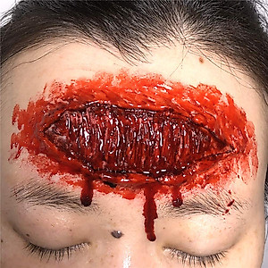 Halloween Tattoo Stickers Wound Tattoo Stickers Simulation tattoo tattoo scar tattoo tattoo knife simulation Waterproof Tattoo Sticker 24pcs (HL121-141 Message note model（total of 24 pcs）)