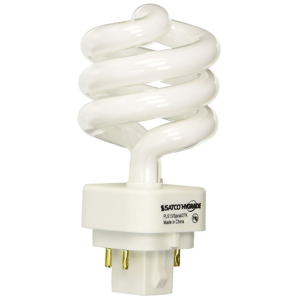 Satco S4438 Transitional Light Bulb in White Finish, 3.75 inches, 1 Count (Pack of 1), Color
