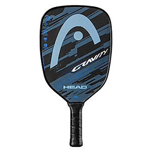 HEAD Graphite Pickleball Paddle - Gravity Paddle with Sweetspot Power Core & Comfort Grip - Blue/Grey
