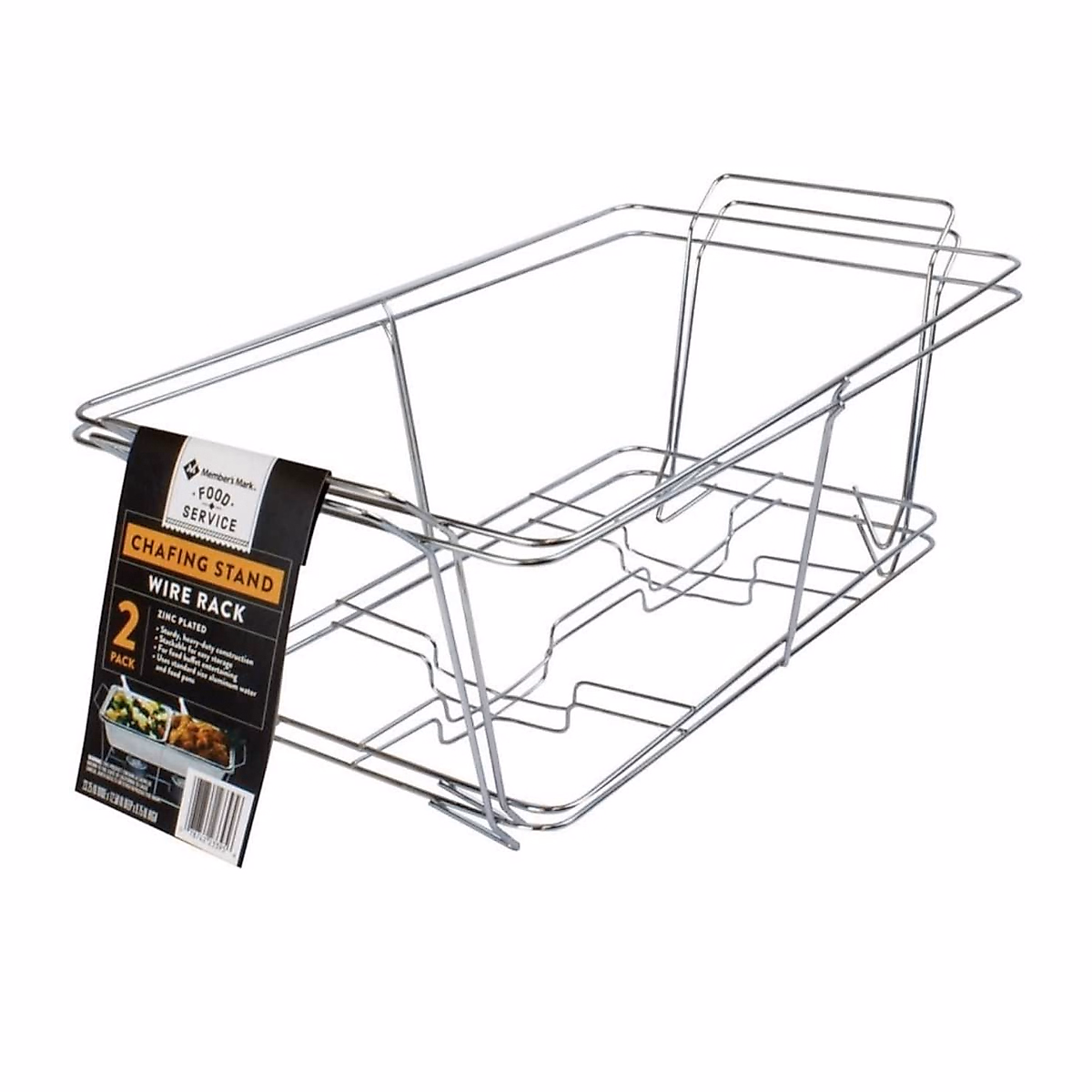 Mm’S Buffet Chafer, Food Warmer Rack, Chrome Wire Rack, Chafing Rack. Full Size Set of 4