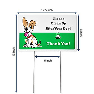 Mr. Pen- No Pooping Dog Signs for Yard, Yard Signs, Pick Up Your Dog Poop Signs, Dog Poop Sign, No Poop Dog Signs for Yard, Clean Up After Your Dog Signs, No Dog Poop Signs, Dog Poop Pick Up Sign