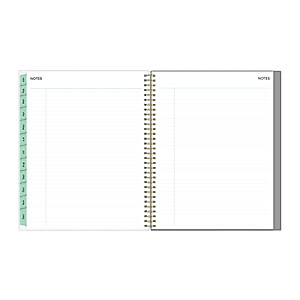 2024 Blue Sky™ Sophie Frosted Weekly/Monthly Planning Calendar, 8-1/2" x 11", Multicolor, January to December 2024, 1400