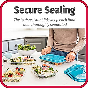 GoodCook EveryWare Pack of 14 BPA-Free Plastic Food Storage Containers with Lids Lunch Set (42035)