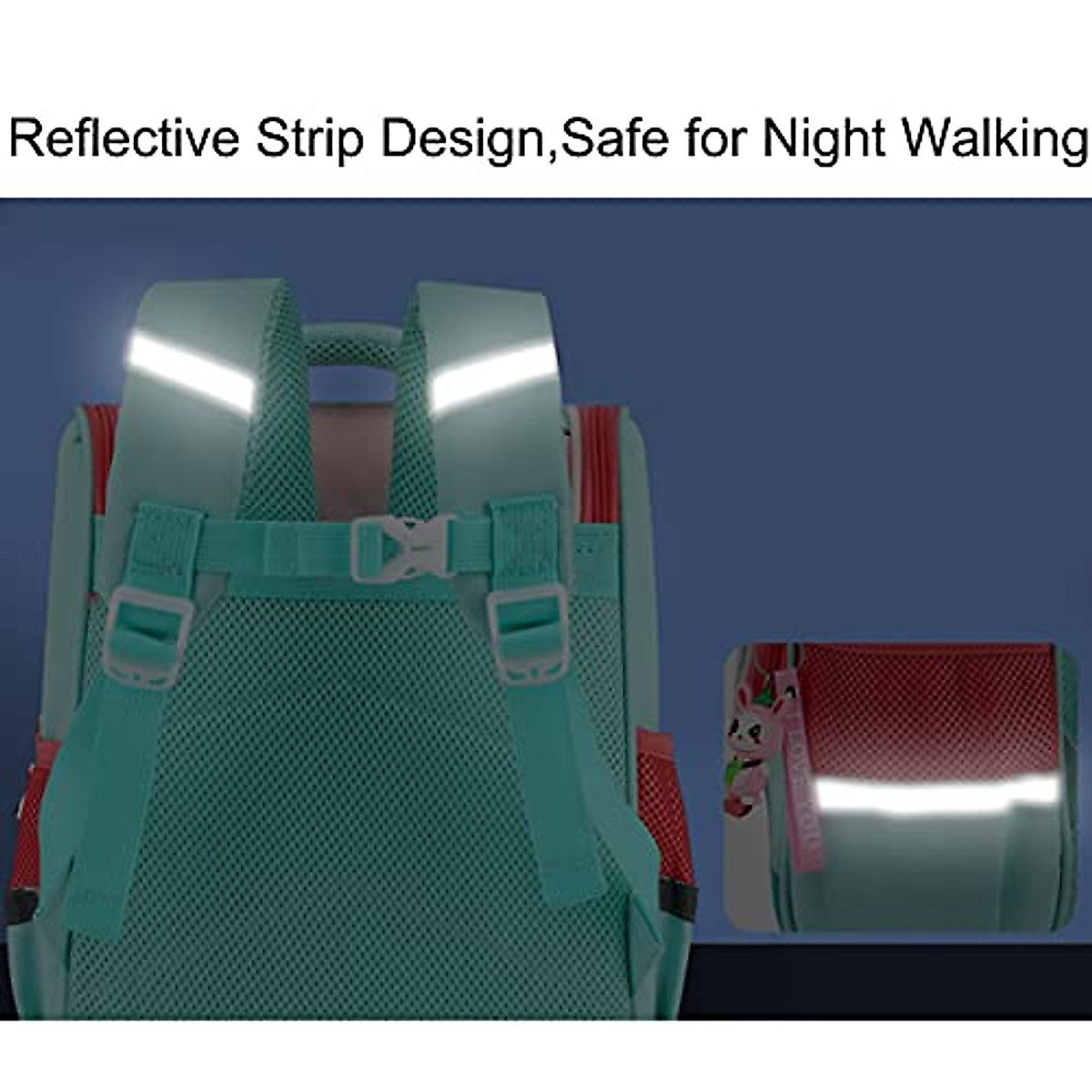 JiaYou Unisex Preschool Backpack Kindergarten Cartoon bag Girls Boys Daypack(Yellow Rabbit,10 Liters)