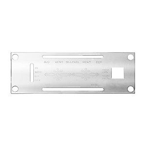 GG Grand General 68253 Stainless Steel A/C Heater Control Plate Cover for KW W Models