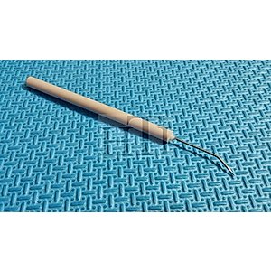 PACK OF 12 DISSECTING DISSECTION TEASING NEEDLE BENT WITH PLASTIC HANDLE (HTI BRAND)