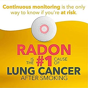 Airthings 2950 Wave Radon - Smart Radon Detector with Humidity & Temperature Sensor – Easy-to-Use – Accurate – No Lab Fees – Battery Operated - Free App