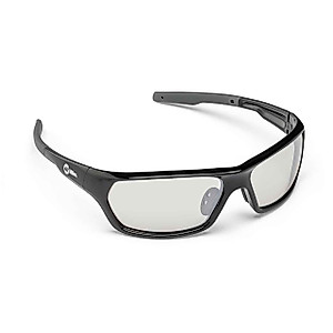 Miller 272202 Slag Safety Glasses, Indoor/Outdoor Lens, Black Frame
