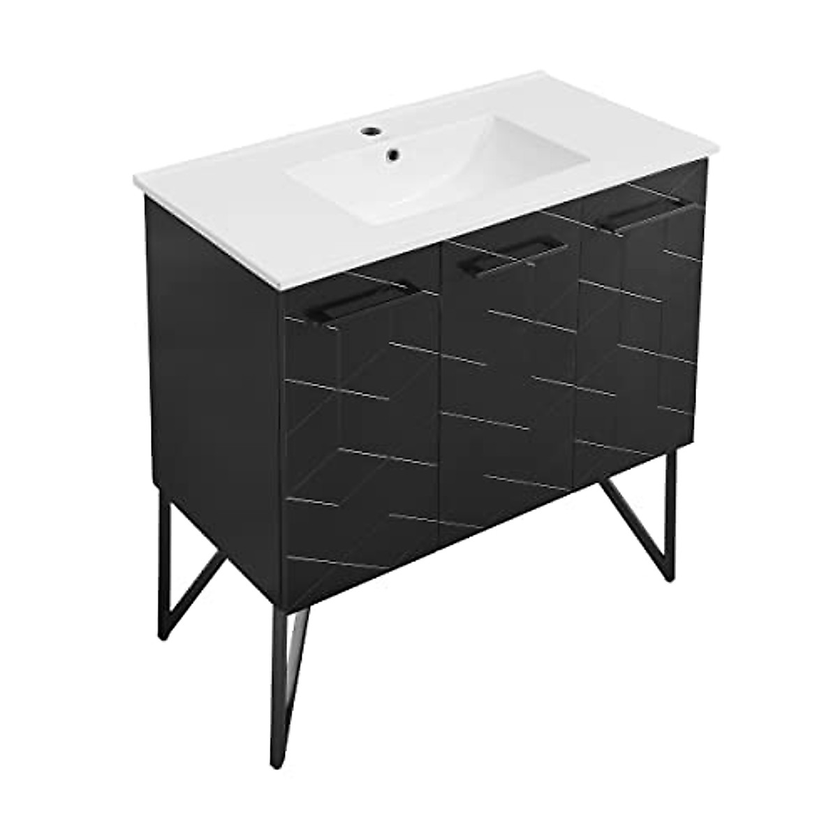 Swiss Madison Well Made Forever Annecy Bathroom Vanity, 35.05 x 35.95 x 41.85, Phantom 36