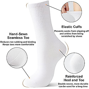 J-BOX Above Ankle Crew Socks For Womens, Thin Soft Comfort Breathable Dress Socks for Business, Casual, Cotton