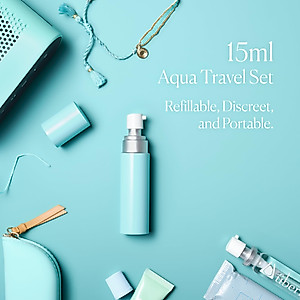 Uberlube Silicone Lube - Aqua for Travel Unscented Silicone Lubricant Personal Lubrication : Latex-Safe Sex Lube Liquid for Couples, Flavorless, Vaginal & Anal Lube - 15ml