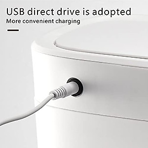 Eyuepu Trash Can 5 Gallon Smart Sensor Garbage 19L Can with Press Top Lid for Bathroom ,Living Room,Office and Kitchen