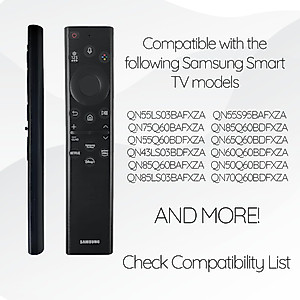OEM Solar Replacement TV Remote Controller Fit for Neo QLED (2022) Smart Samsung Television QN32, QN43, QN50, QN55, QN65, QN75, QN85, QN98, Q60B, Q80B, QN90B, QN100B, QN800B, QN900B Models