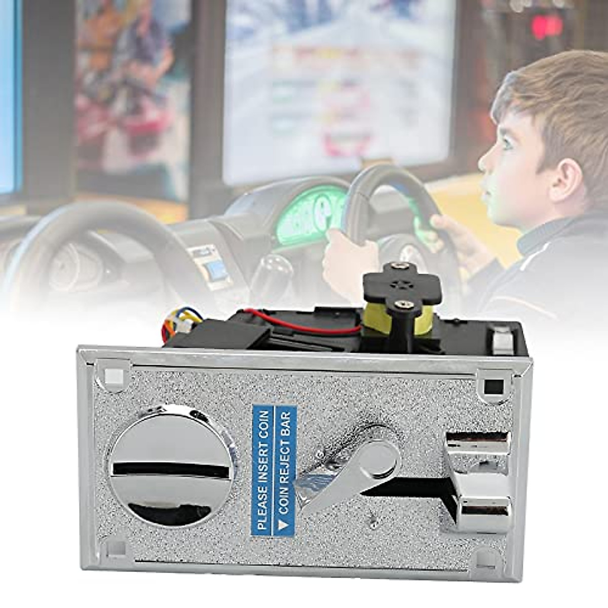 Coins Selector Acceptor for Arcade Video Games, Coin Validator Vending Machine Part and Coin-Operated Collector Panel Support Multi Signal Output
