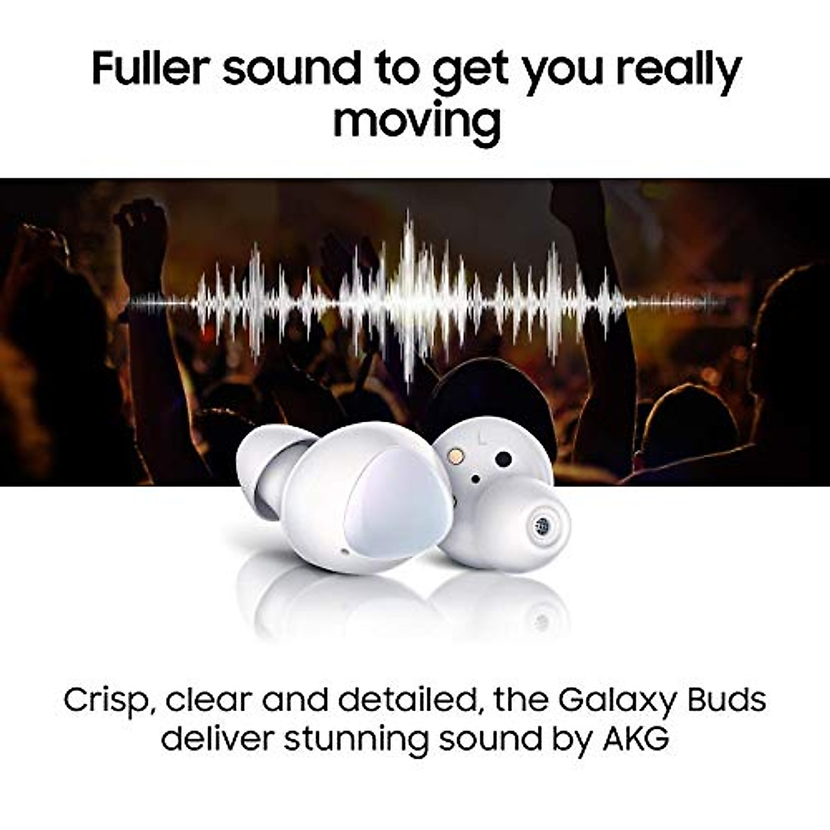 Samsung Galaxy Buds True Wireless In-Ear Bluetooth Headphones Black SM-R170 2019 (Renewed)