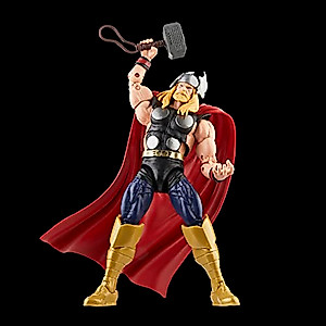 Marvel Legends Series Thor vs Destroyer, Avengers 60th Anniversary Collectible 6-Inch Action Figures, 5 Accessories