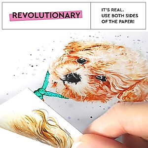 SKETCHBAR Mirror PAD A5, use 100% of Your Sketchbook, 220 g/m2, Extra Smooth, bleedproof Technology Allows You to use Every Side of Every Page, Ideal for Artists, Illustrators, Drawing