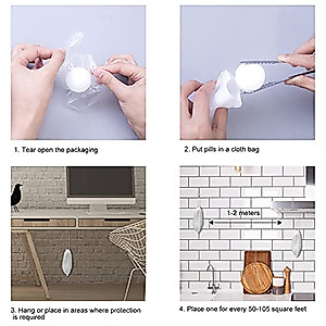 4 Pack Mouse Repellent Mice Repellent, Peppermint Oil to Repel Mice and Rats, Rat Rodent Repellent Pest Insect Control