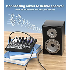 tisino 1/4" to XLR Cable, 6.35mm TRS to XLR Male Nylon Braid Quarter inch TRS to XLR Male Balanced Interconnect Microphone Cord Patch Cable - 10ft