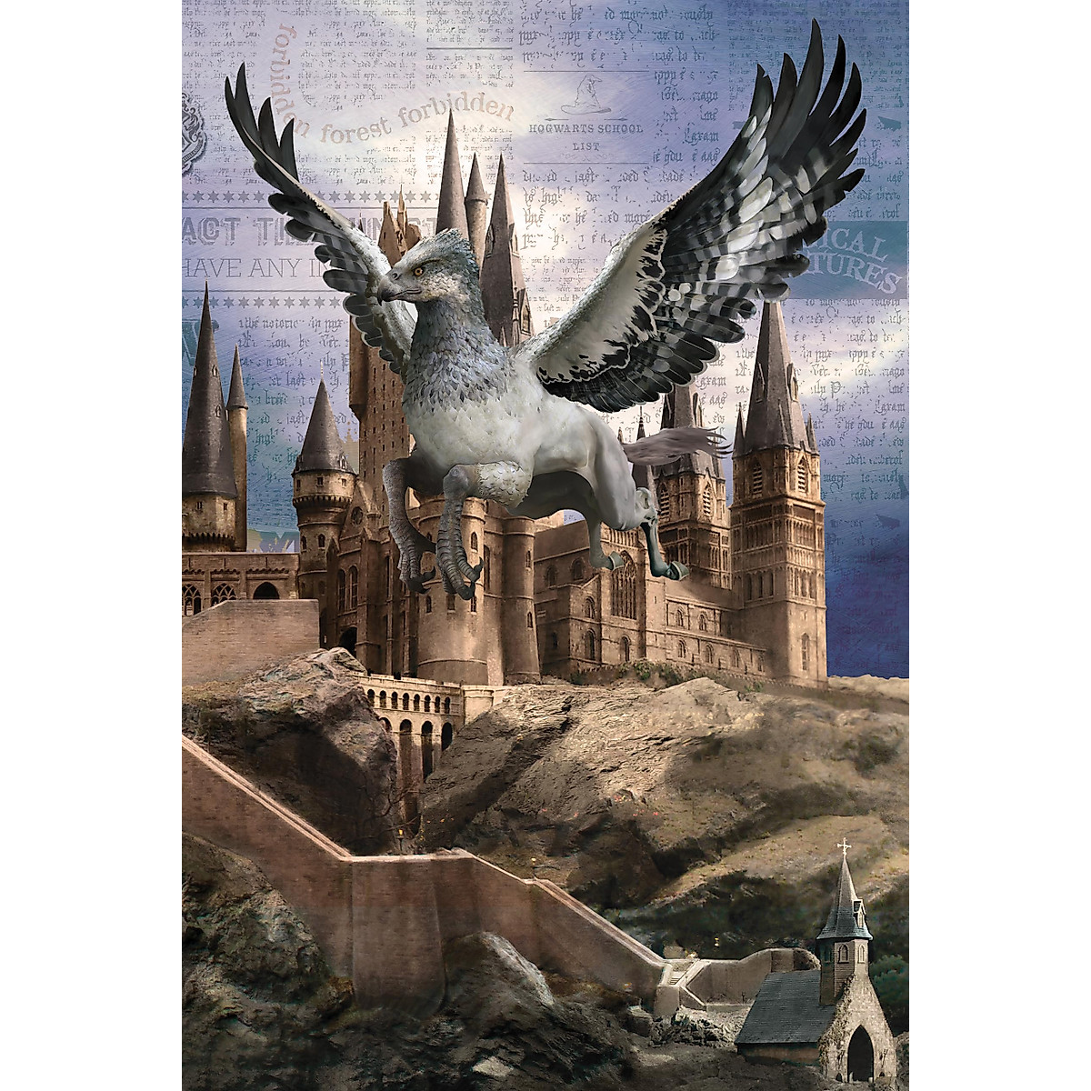 Prime 3D | Warner | Harry Potter | 300 Piece 3D Jigsaw Puzzle for Adults & Kids | Finished Size 18" x 12" | Challenging & Fun for Kids & Families | Immersive 3D Lenticular Effect