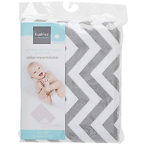 Kushies Baby Deluxe Change Pad, Terry Grey