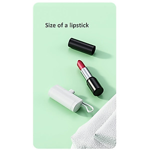 COMPAZZ Mini Portable Charger Power Bank for iPhone, with USB C Cable. Fast Charging Battery Pack Charger Portable Emergency Phone Charger. Travel Essentials Portable Phone Charger 5000mAh Powerbank.