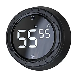 BALDR Timer, Digital Countdown Timer with Large LED Display. Magnetic Kitchen Timer, Great for The Classroom, Toothbrush, Exercise, Bathroom, Oven, Baking, Meeting.