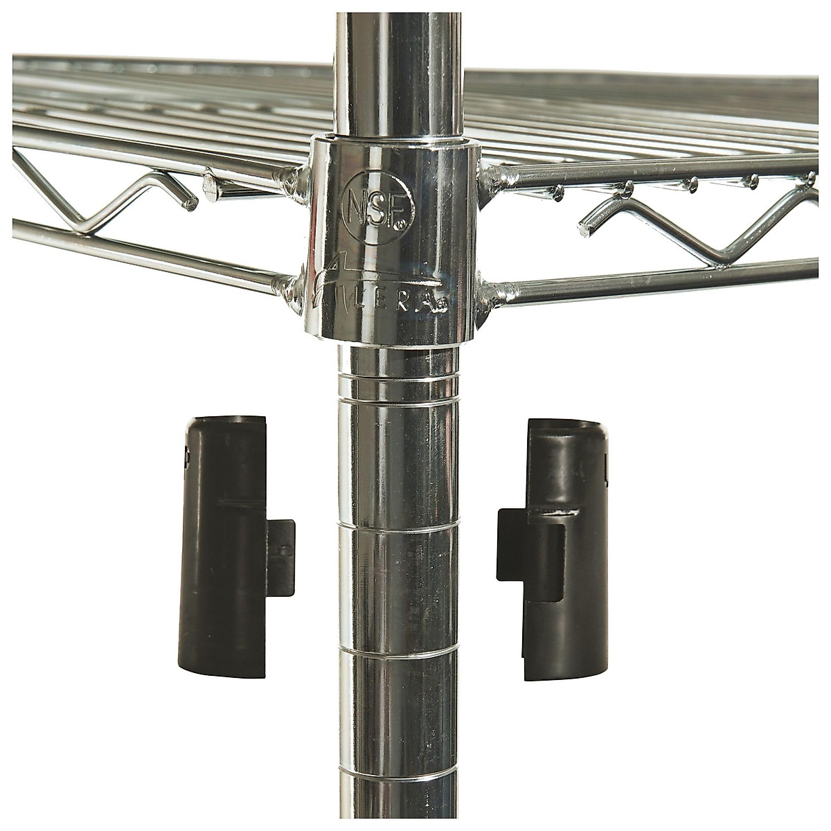 Alera SW503624SR Wire Shelving Starter Kit, 4 Shelves, 36w x 24d x 72h, Silver