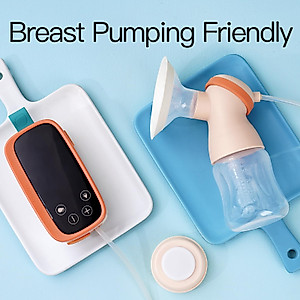 Phanpy Breast Milk Storage Bottles 6pcs with Handwriting Stickers, 6oz Breastmilk Storage Containers for Fridge, Wide Neck Breast Milk Freezer Storage Organizer, Compatible with Phanpy Breast Pump