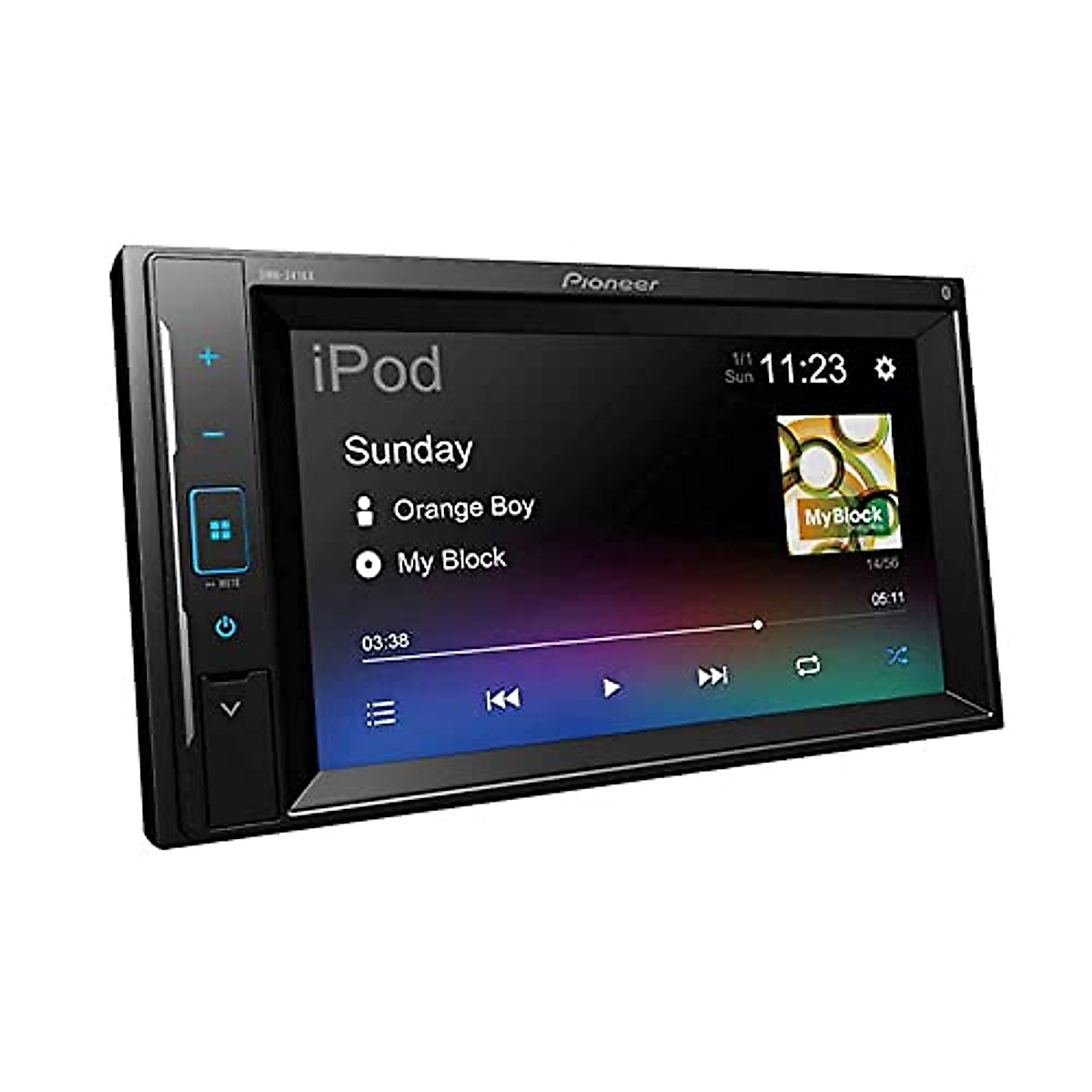 Pioneer DMH-241EX 6.2" Digital Multimedia Receiver (Does not Play Discs) with Built-in Bluetooth, Amazon Alexa, and Built-in Android Music Control Bundled with + (1) Bullet Style Back-up Camera