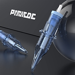 Padieoe Tattoo Cartridge Needles, 20pcs 3RL Tattoo Needles Cartridge Standard Cartridge Needles, Liner Needles of Tattoo Pen, Round Liner Tattoo Needle Tattoo Supplies (1203RL)