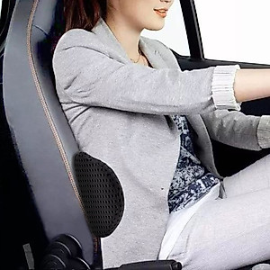 Lumbar Pillow, Memory Foam Lumbar Support Pillow for Office Chair and Car Seat, Back Support Pillow for Lower Back Pain Relief, Support Cushion Back Pillow for Sleeping, Resting, Driving, Traveling